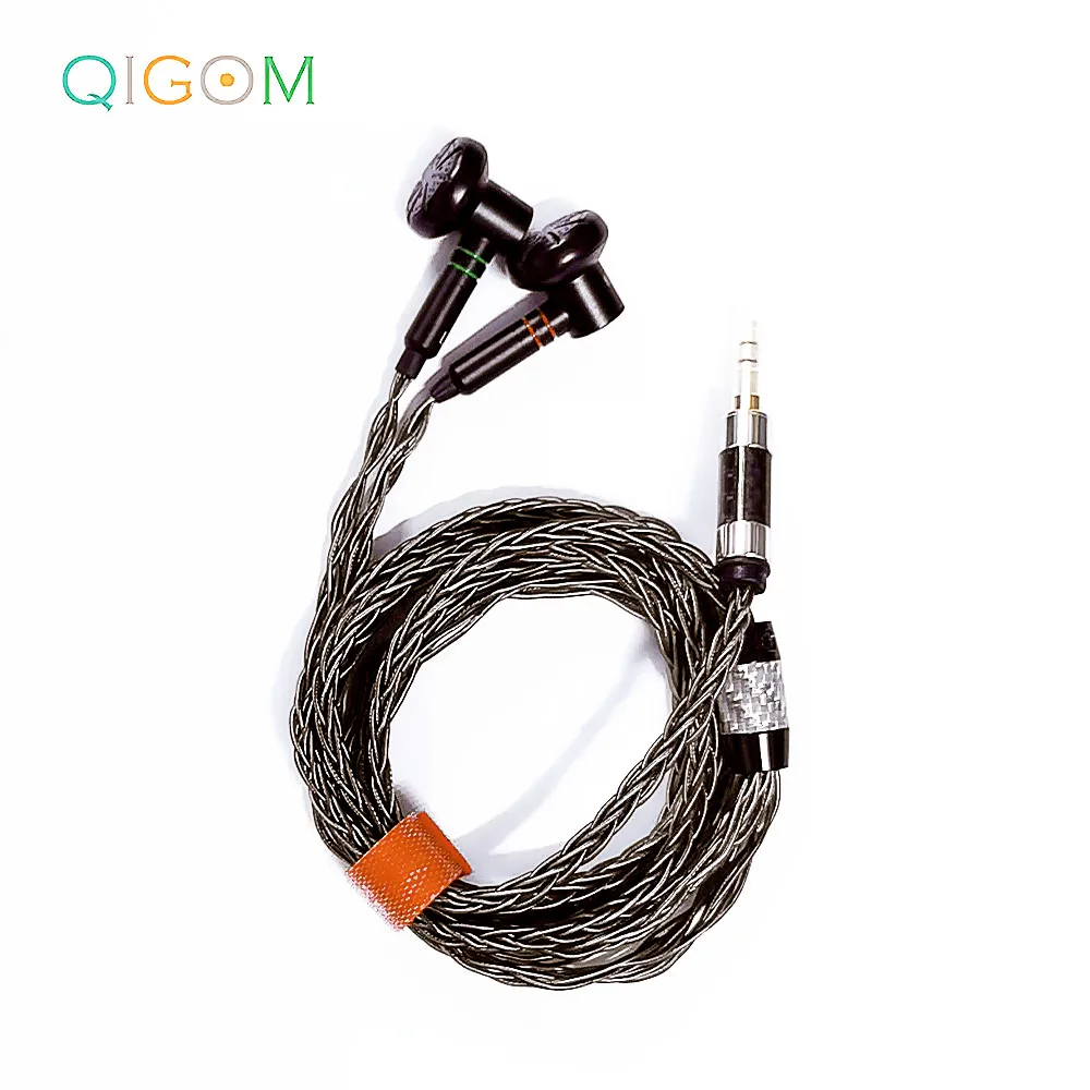 QIGOM-S130A-130-ohm-Beryllium-membrane-Driver-In-Ear-Flat-Head-Earbuds ...