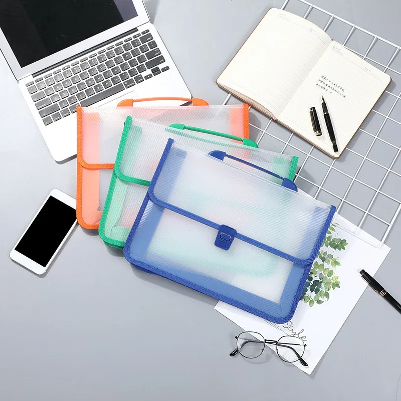 A4-2-Cell-Portable-File-Bag-Student-Office-Storage-Stationery-Supplies ...