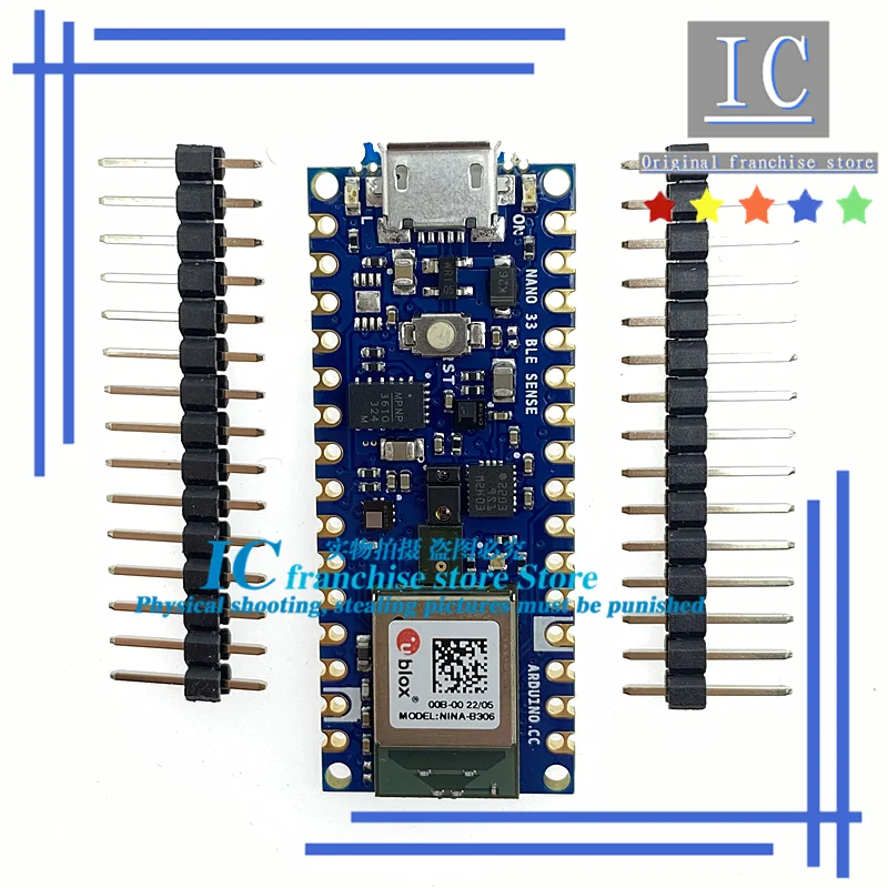 100% Brand New Original 1pcs Abx00031 Arduino Nano 33 Ble Sense ...
