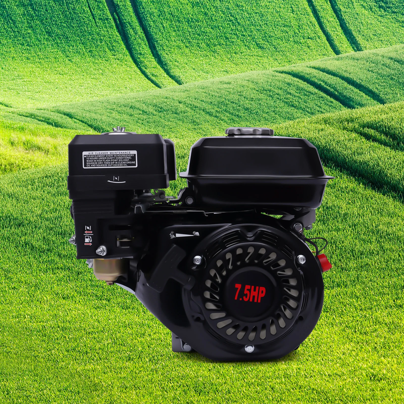 7pk-5-1-Kw-Benzinemotor-Stand-Up-Kart-Motor-4-takt-1-Cilinder ...