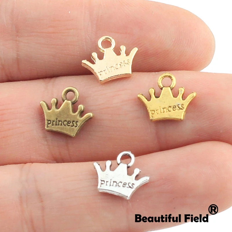 25cs 12*11mm New Fashion Antique Bronze Silver Gold Plated Handmade ...
