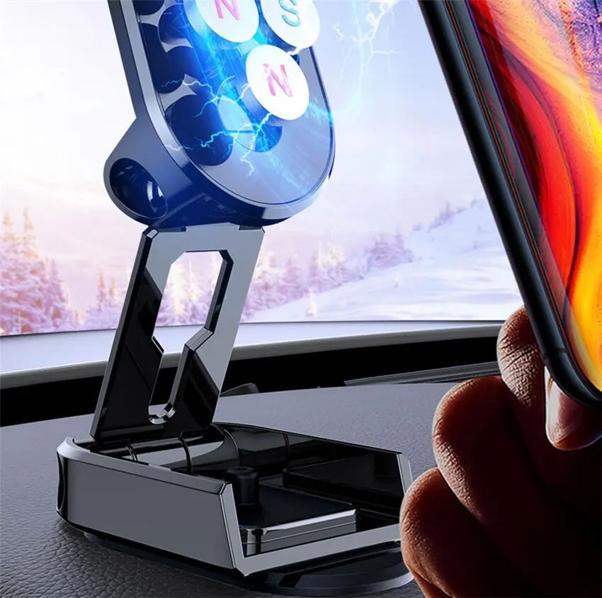 Магнитный автомобильный держатель для телефона с вращением на 360 ...