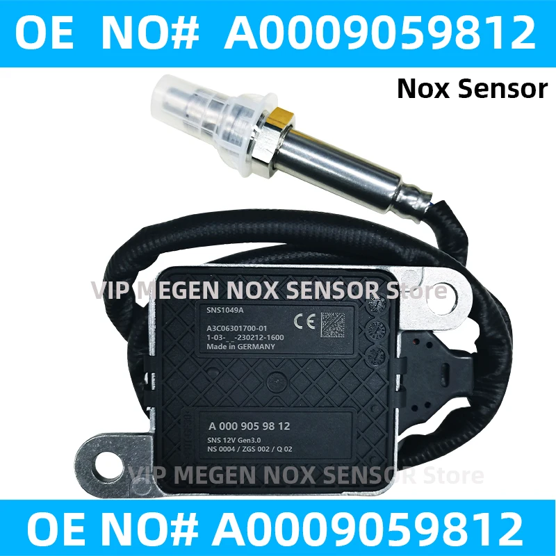 A0009059803-5WK96683E-Original-New-Nitrogen-Oxygen-NOx-Sensor-12V-For ...