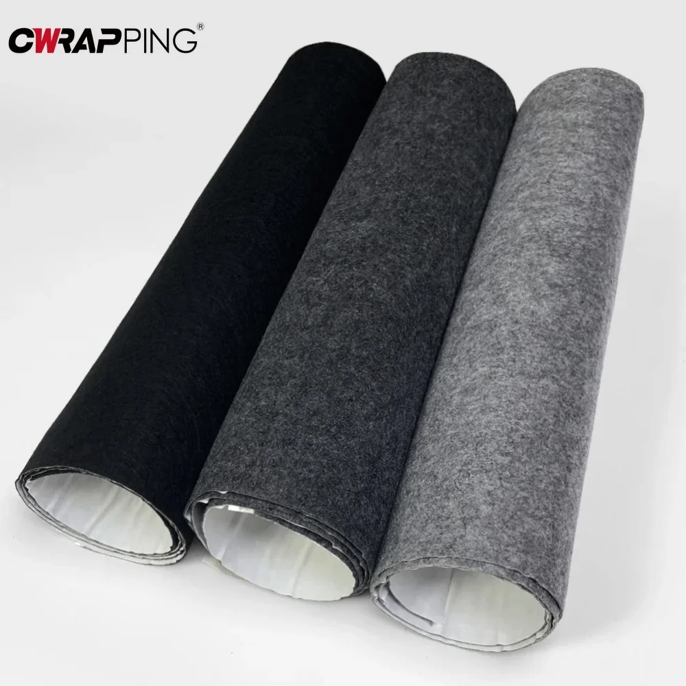 Car Interior Self Adhesive Protective Mat Felt Noise Reduction ...