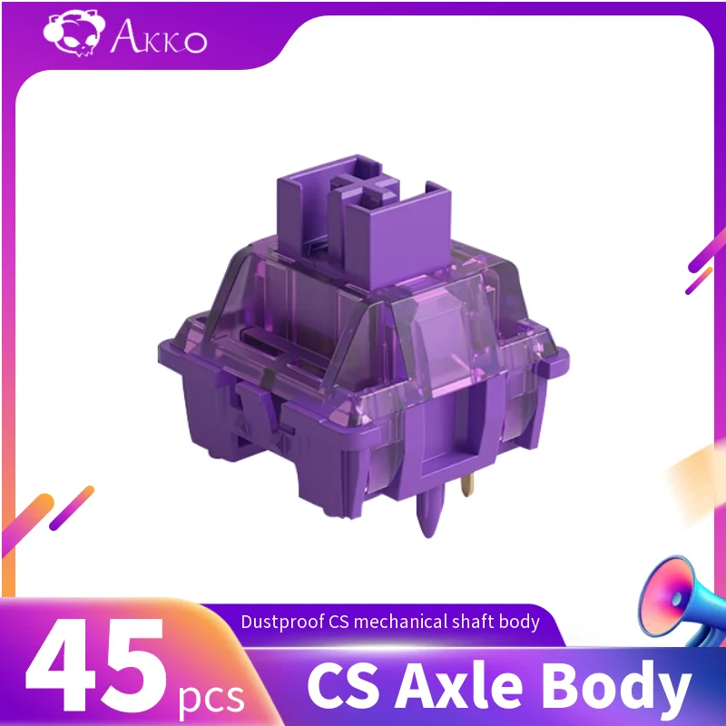 MONSGEExAKKO-Mechanical-Keyboard-45-Piece-Custom-DIY-Custard-Axis-Hot ...