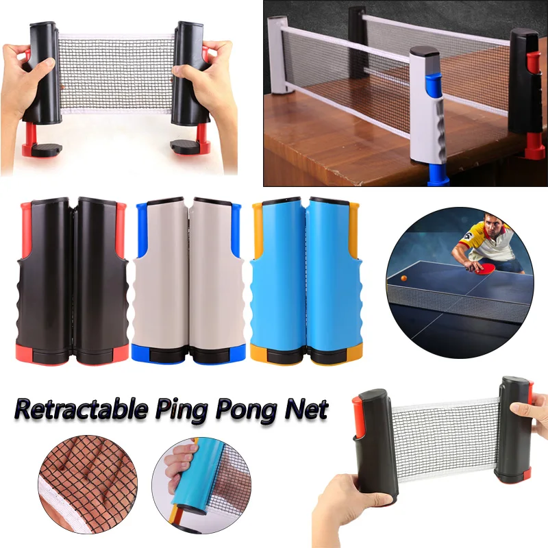 Retractable-Ping-Pong-Net-Portable-Table-Tennis-Training-Net-Rack ...