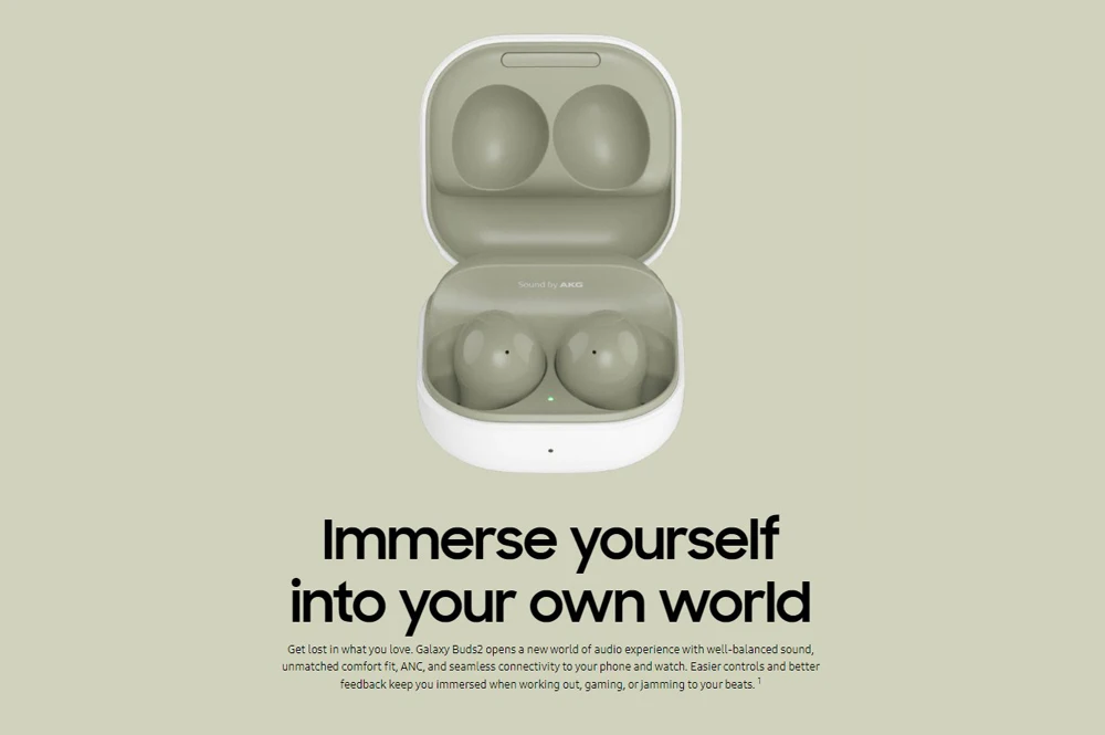 SAMSUNG Audífonos Inalámbricos Samsung Galaxy Buds 2 R177 - Negro(Black ...