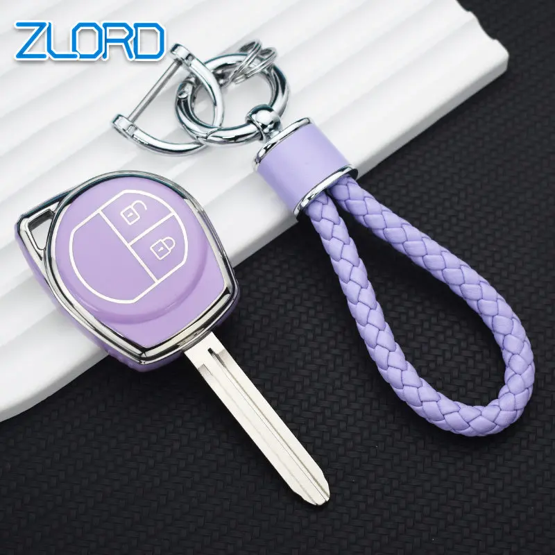 New-TPU-2-Button-Car-Key-Case-Full-Cover-Shell-Fob-For-Suzuki-Swift ...