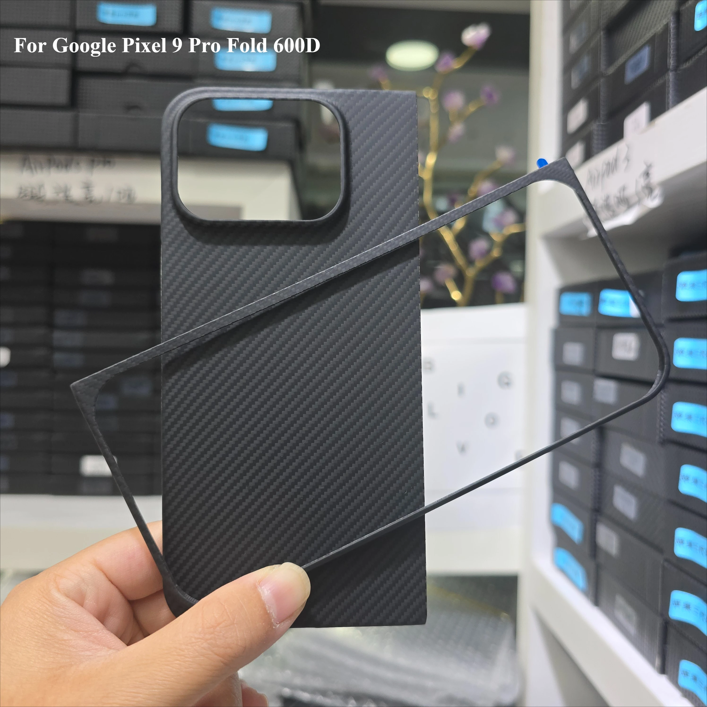 For-Google-Pixel-9-Pro-Fold-600D-Luxury-Real-Aramid-Carbon-Fiber-Phone ...