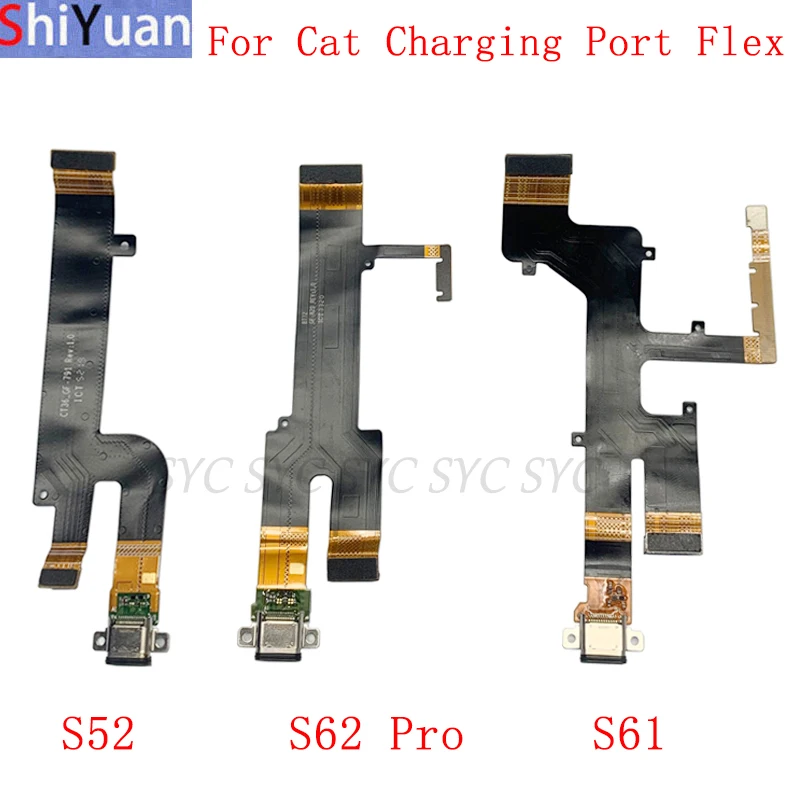 USB-Charging-Port-Connector-Flex-Cable-For-Cat-S62-Pro-S61-S52-Charging ...