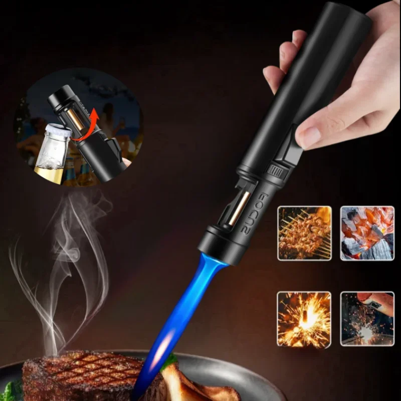 Metal High-temperature High Firepower Bottle Opener Lighter Windproof ...