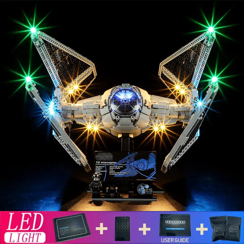 Kit-de-luz-LED-artesanal-para-Interceptor-de-corbata-LEGO-75382-solo ...