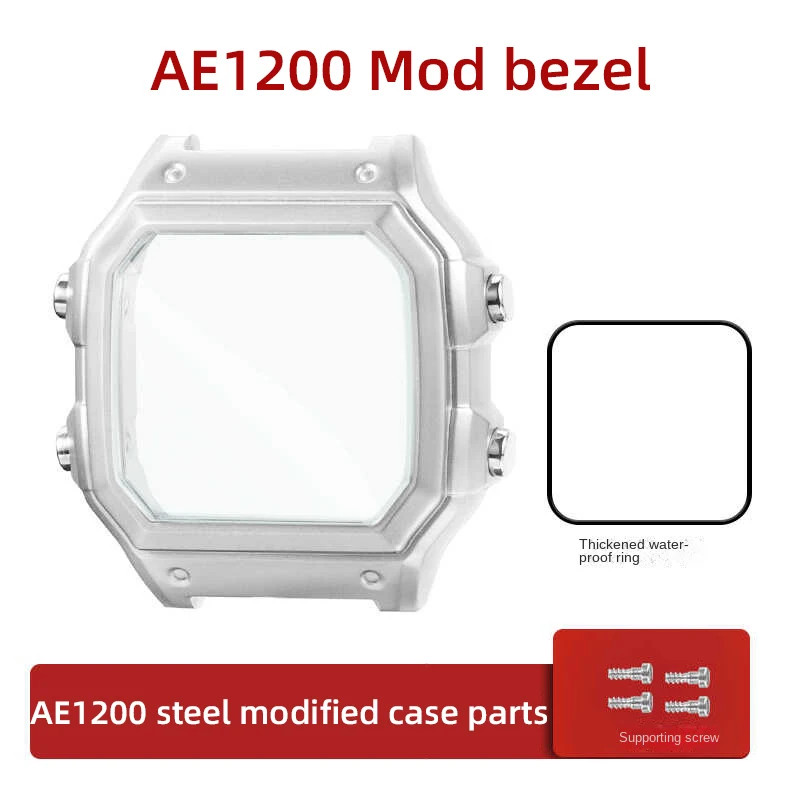 For-Casio-AE1200-case-mod-kit-modification-all-metal-case-3299-AE-1200 ...