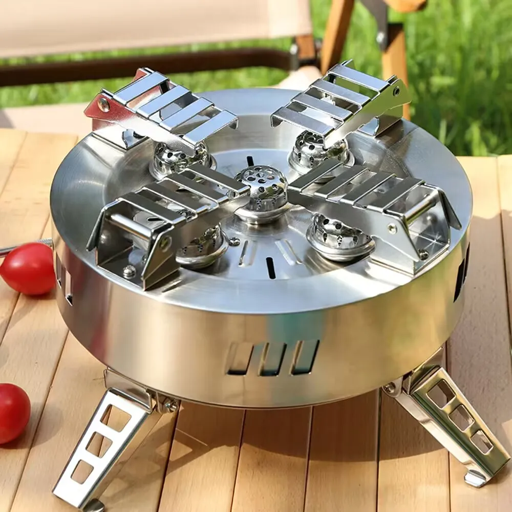 Portable-Camping-Burner-Stainless-Steel-5-head-Camping-Stoves-Outdoor ...