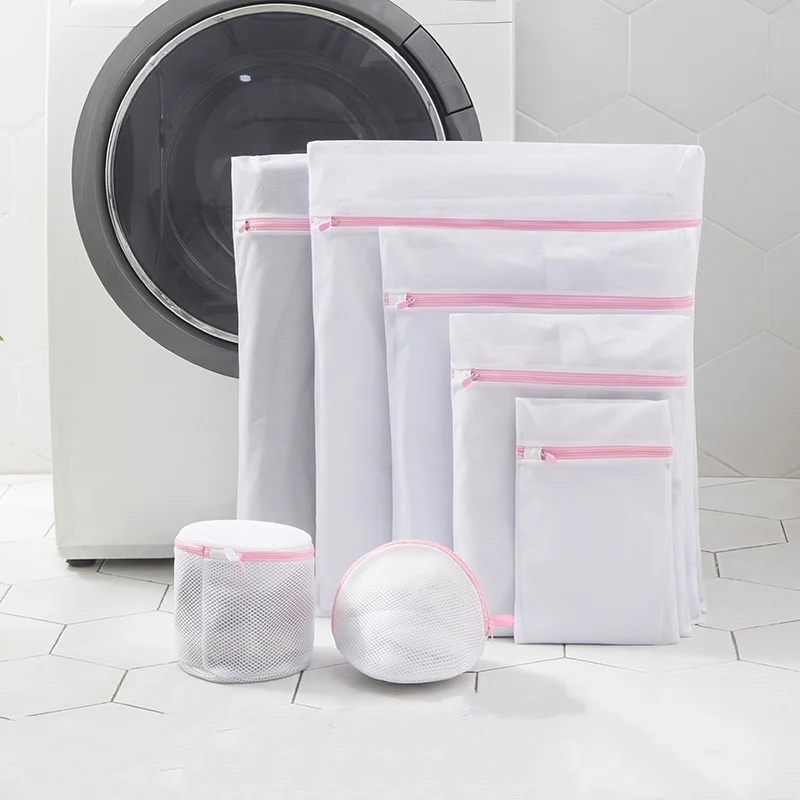 6-Size-Zipped-Laundry-Bags-Reusable-Washing-Machine-Clothing-Care ...
