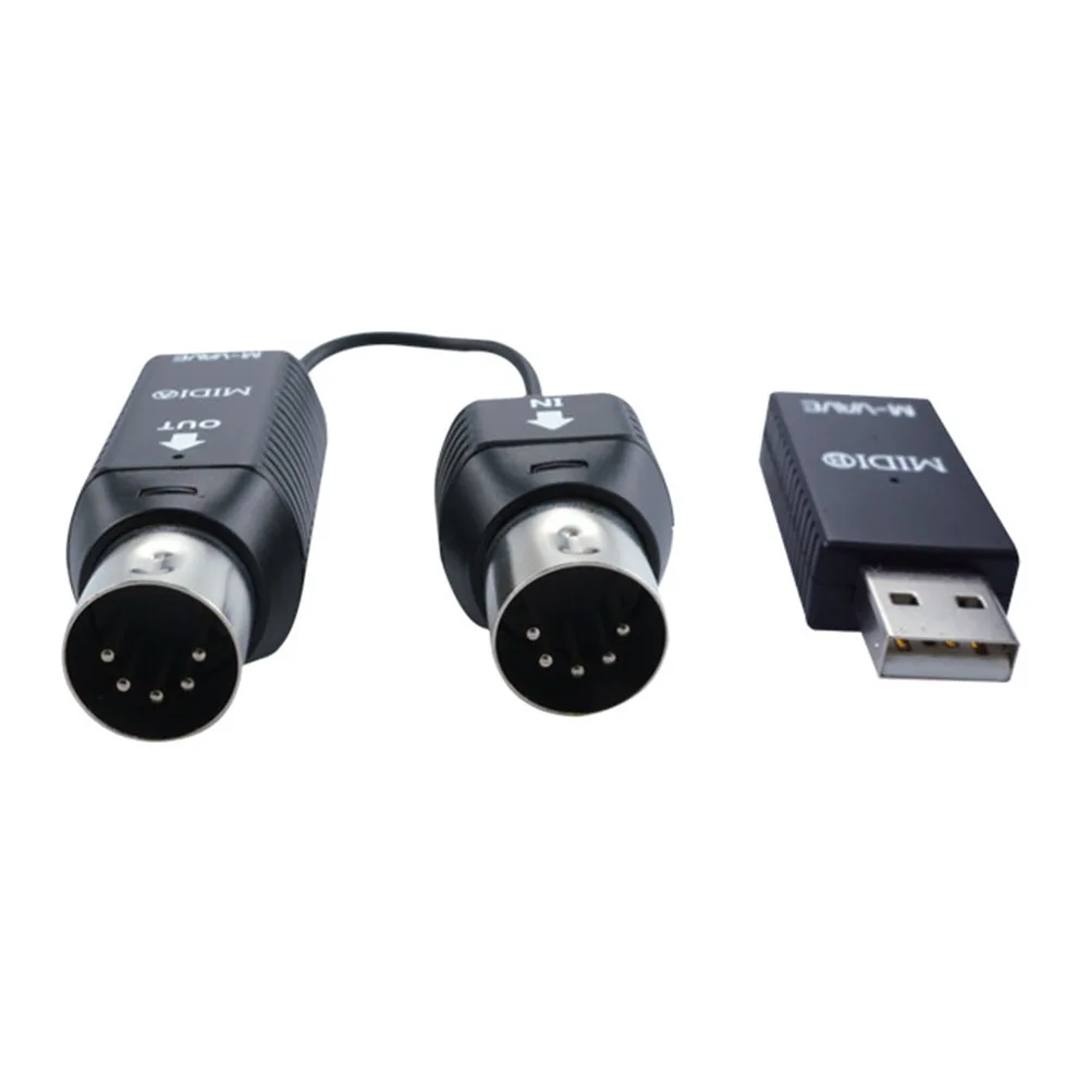 Durable-MIDI-To-USB-Cable-MIDI-Controller-Connector-Interface-Adapter ...