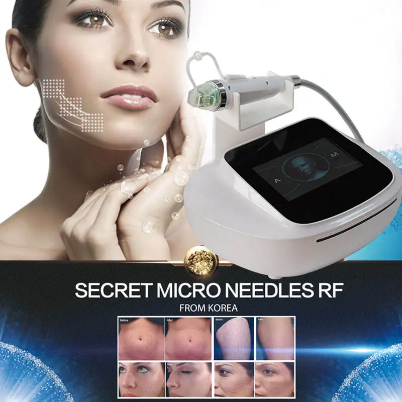 RF Fractional Microneedle Machine with Cold Hammer 2023 RF Radio Frequency Skin Tightening Acne ...