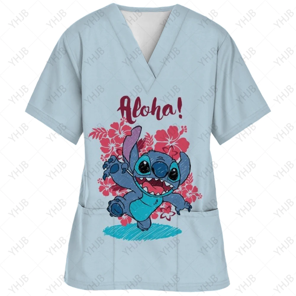 Uniforme clínico de enfermera de Disney Star Baby Stitch, uniforme de ...