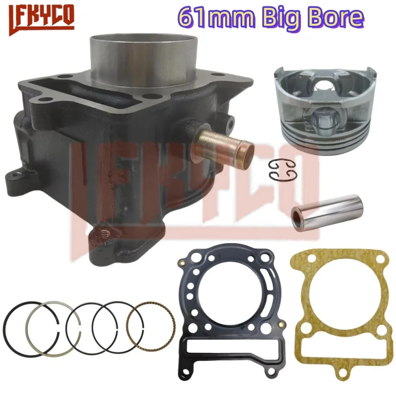 Motorcycle Accessories 61mm Big Bore 180CC Engine Part Cylinder Kit ...