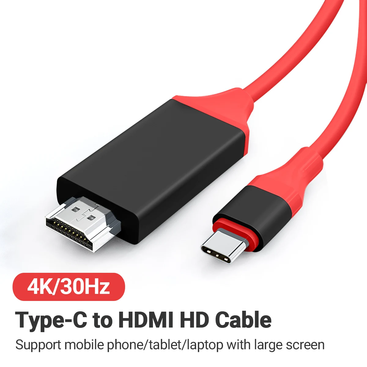 Adaptador-de-Cable-USB-tipo-C-a-HDMI-4K-30hz-para-conectar-ordenador ...