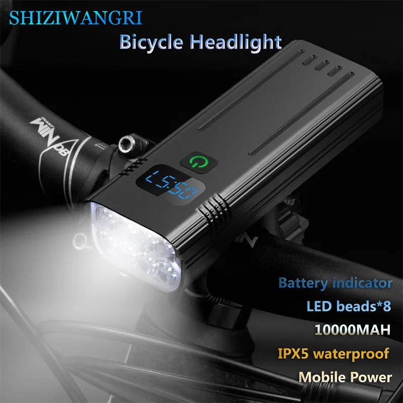 Bike-Light-10000MAH-High-Lumens-Led-Bicycle-Flashlight-USB-Rechargeable ...