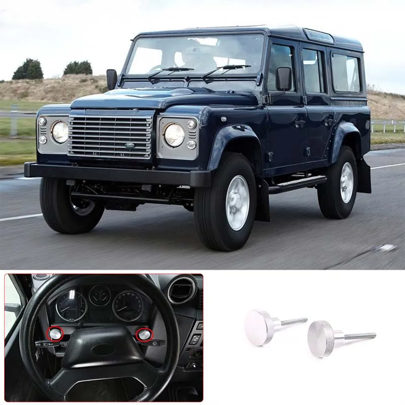 For-2004-2019-Land-Rover-Defender-90-110-Aluminum-Alloy-Silver-Car ...