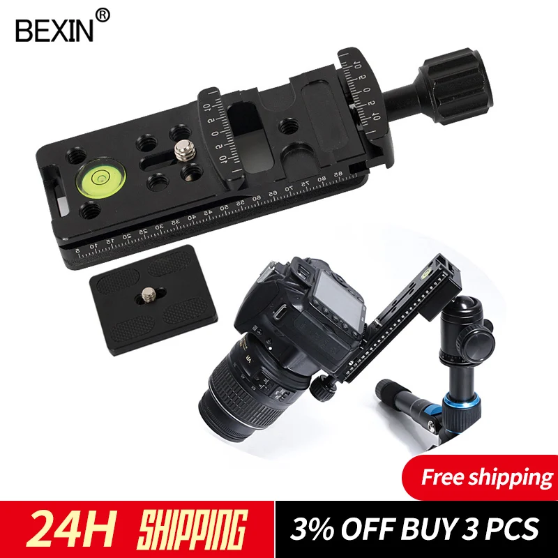 Camera-slide-track-clamp-dslr-quick-release-clamp-dual-use-camera-clamp ...
