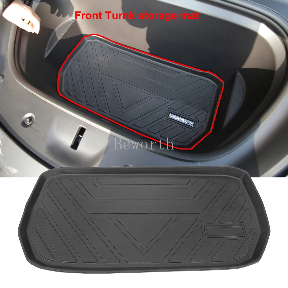 Frunk Trunk Storage Mat Cover For Tesla Model Y 2022 Front Rear Trunk ...