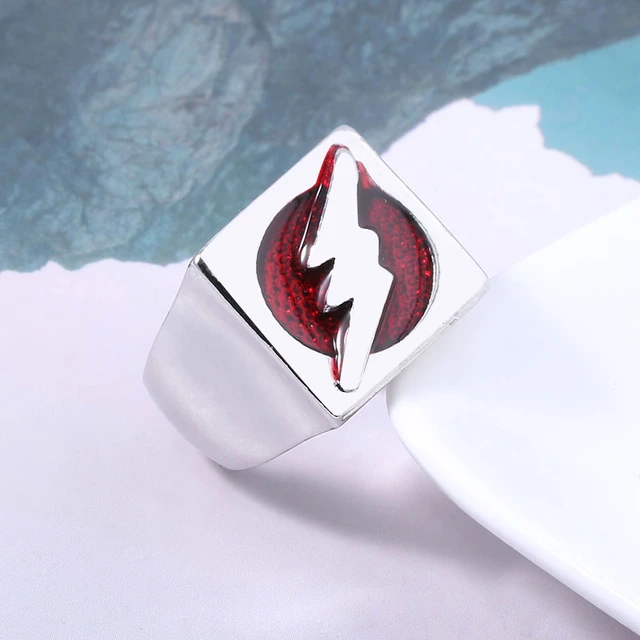 Red Lantern Ring Metal