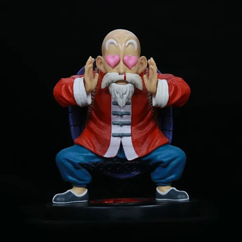 16cm-Anime-Dragon-Ball-Figure-Master-Roshi-Model-Love-eye-Nosebleeds ...