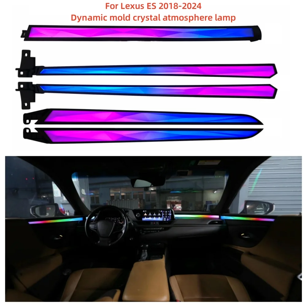 Crystal-Ambiance-Light-Dynamic-mold-For-Lexus-ES-2018-2024-Decorate ...