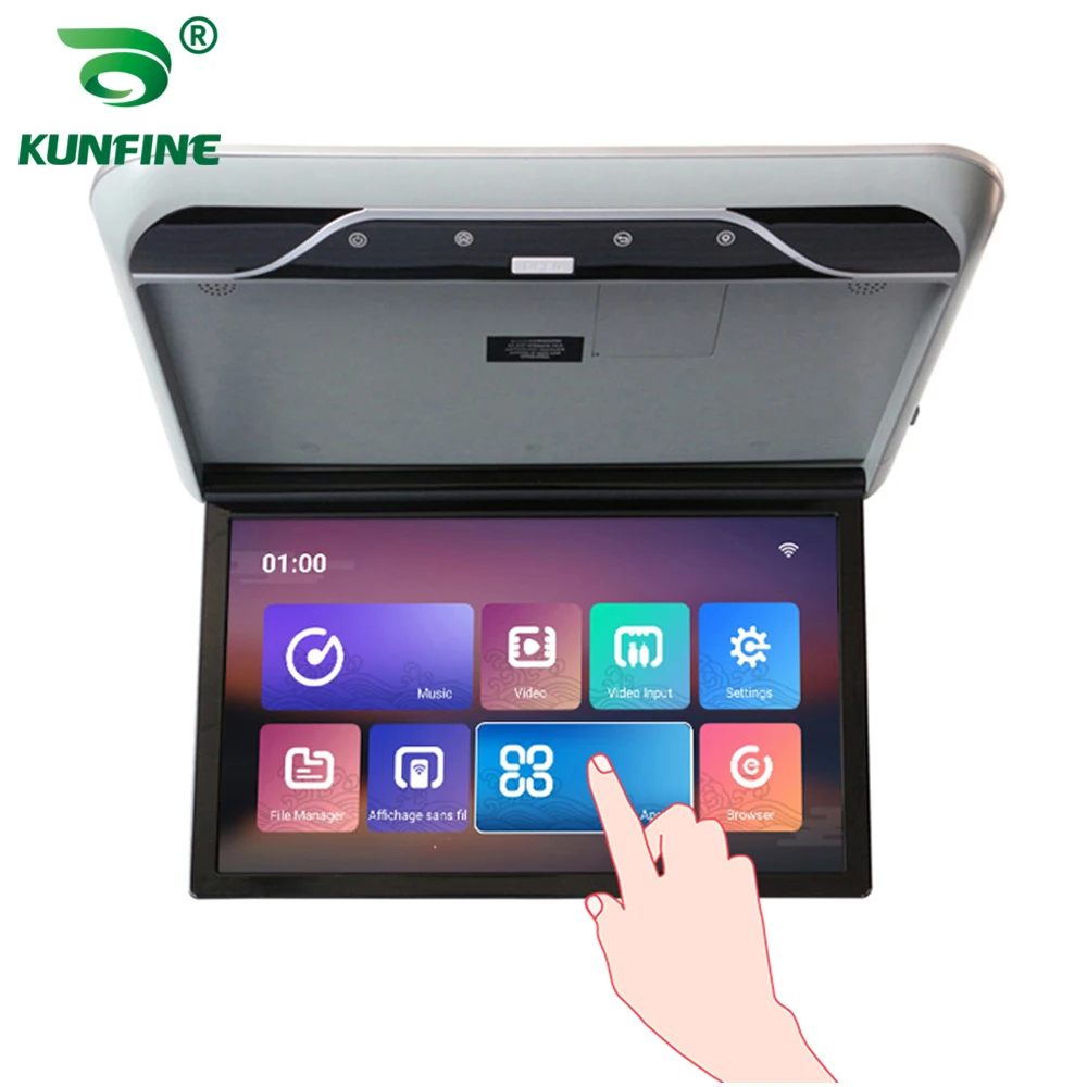 19-Inch-Android-Touch-Ceiling-Screen-Overhead-Multimedia-Video-Car ...