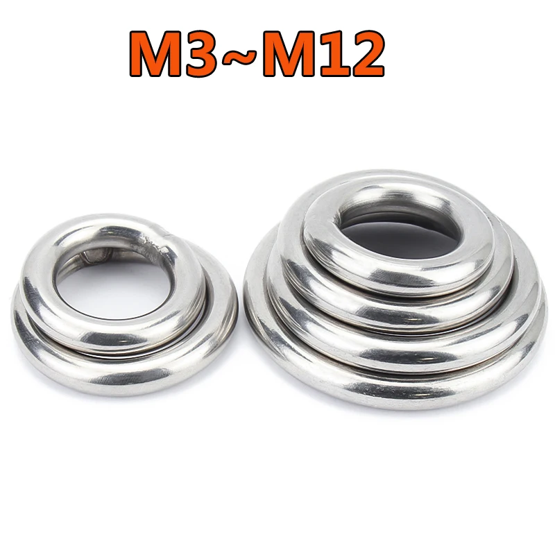 M3-M12-Heavy-Duty-Welded-Round-Rings-Smooth-Solid-O-Ring-304-Stainless ...