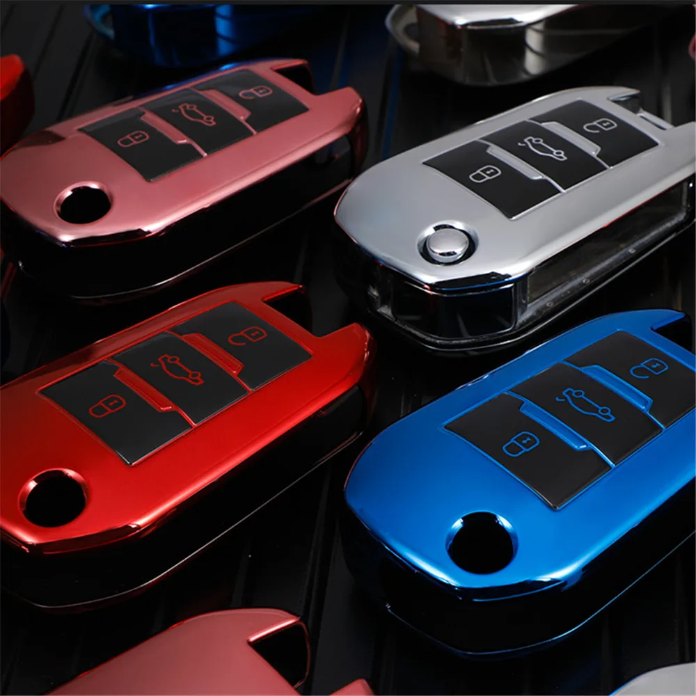 Funda-de-TPU-para-mando-a-distancia-de-coche-carcasa-Fob-para-Peugeot ...