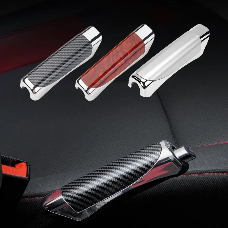 Car-Hand-Brake-Cover-Handbrake-Grips-Protection-Cover-Carbon-Fiber ...