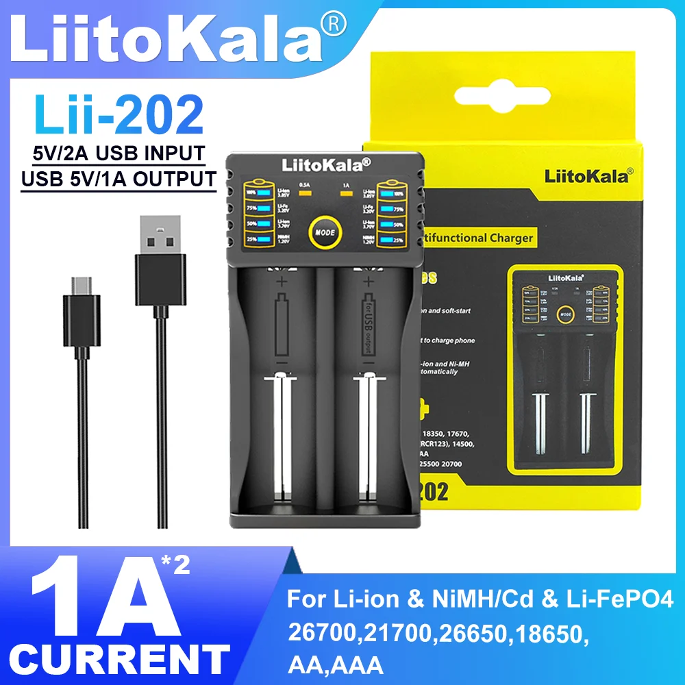LiitoKala Battery Charger Flagship Store