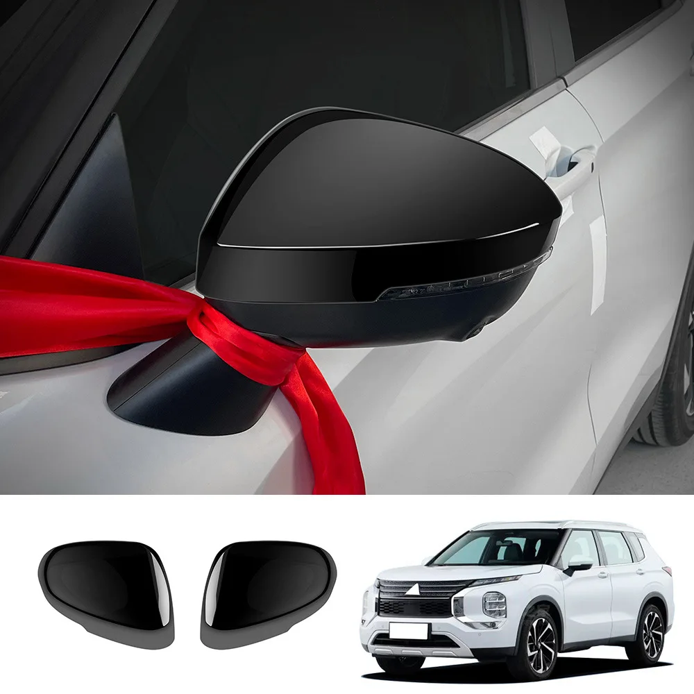 For Mitsubishi Outlander 2022 2023 2024 Black Styling Door Mirror ...