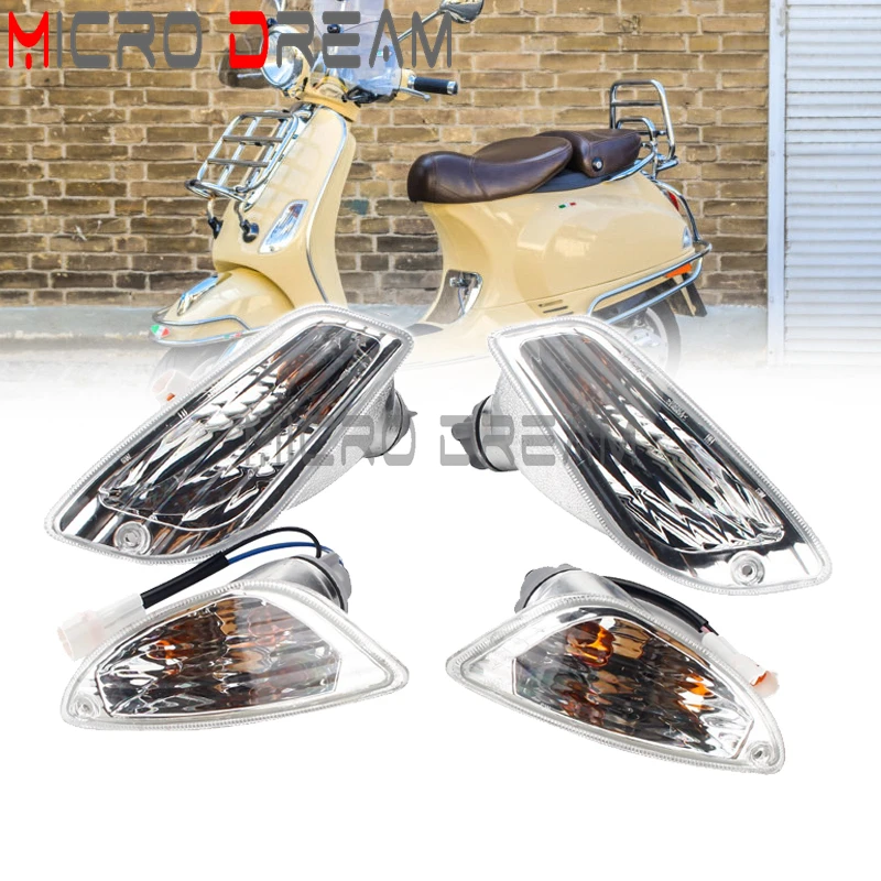 Scooter Front Rear Turn Signal Light Blinker Lamp Universal For 2-Takt ...