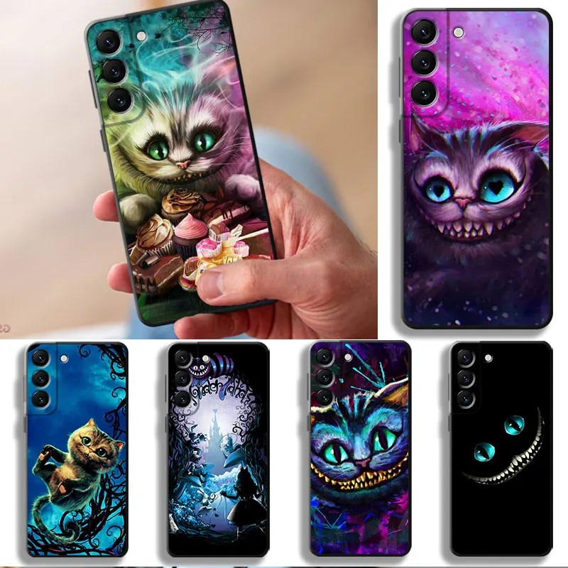 Samsung Galaxy S22 Case Alice Wonderland Cat | Coque Samsung S10 Alice ...