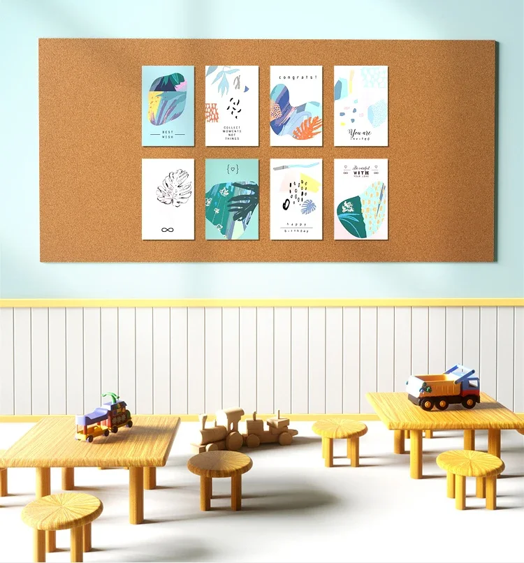 Aqumotic-Cork-Board-for-Office-Long-Bulletin-Boards-for-Walls-Frameless ...