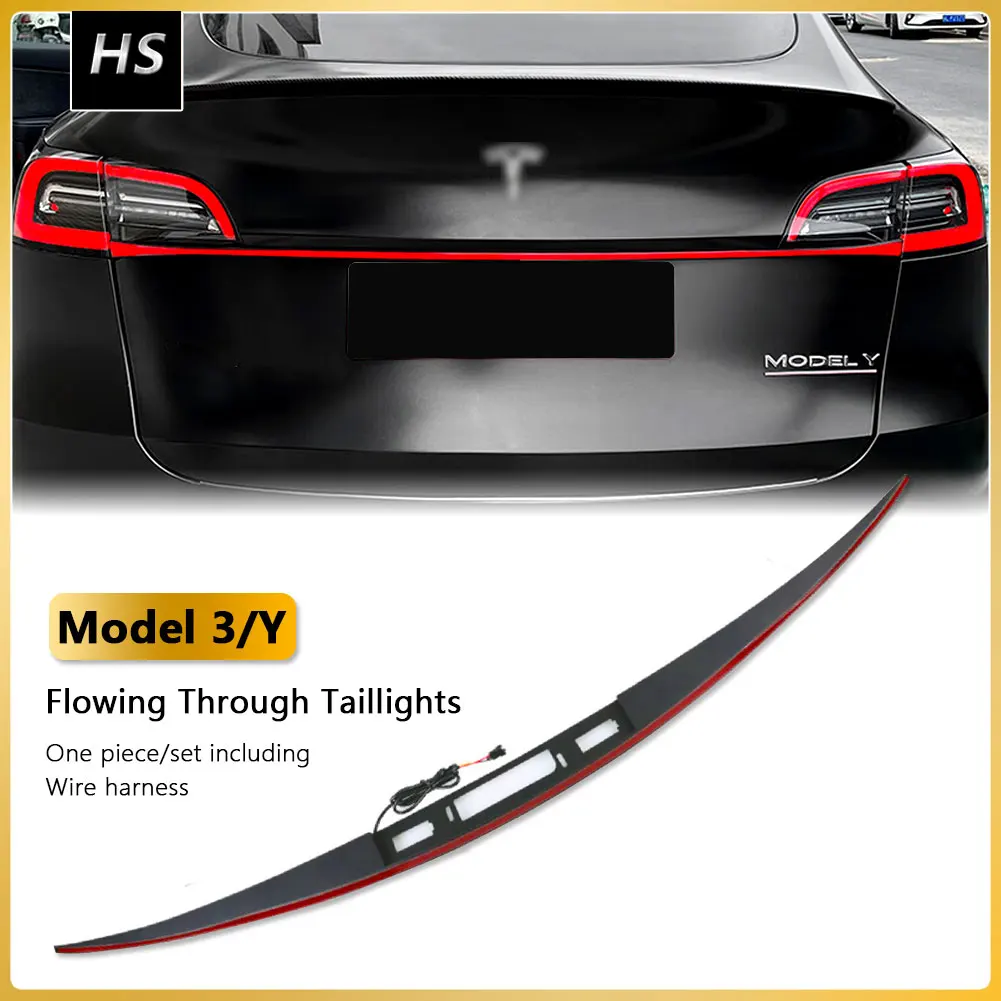 For-Tesla-Car-Model-Y-3-Through-Taillight-Dynamic-Tail-Rear-Light-Strip ...