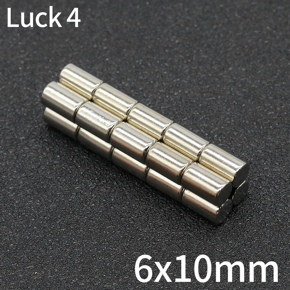 20/50/100/200Pcs Small Round Magnet 6x10 Neodymium Magnet N35 6mm x ...