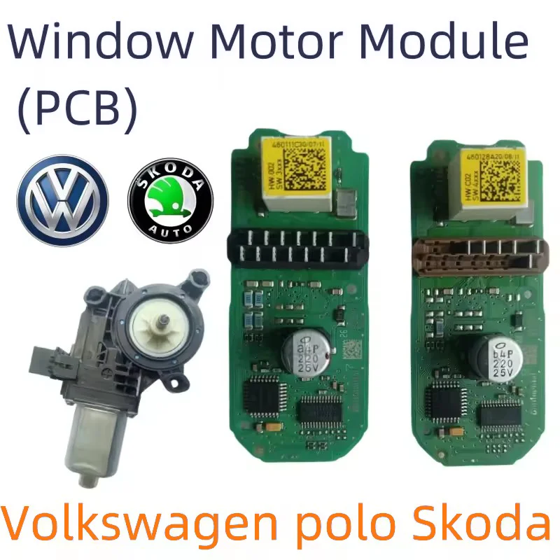 Window Motor Module PCB Circuit Board For VW Polo Skoda Rapid Ameo SEAT ...