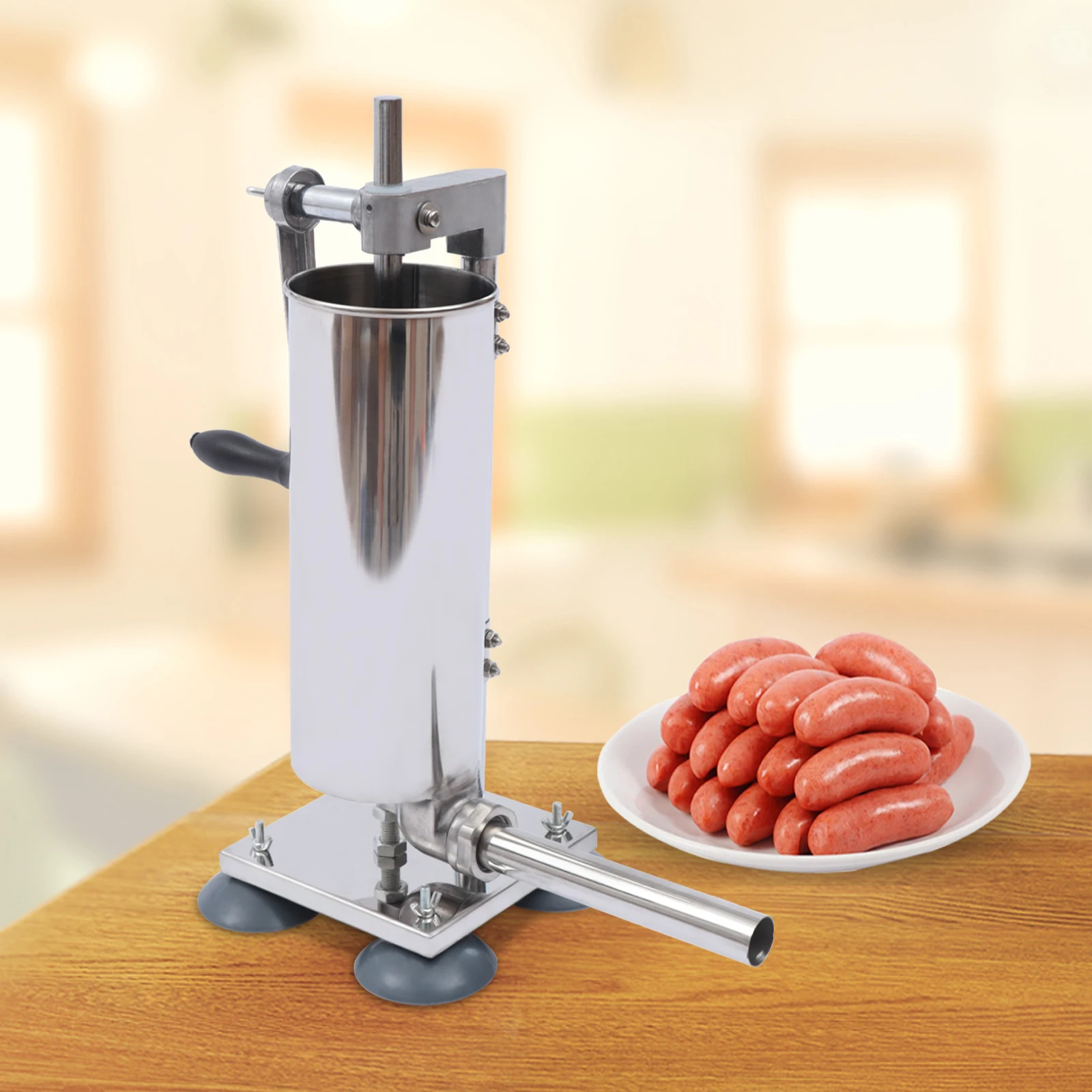 3L-Vertical-Manual-Sausage-Stuffer-Machine-Stainless-Steel-Sausage ...