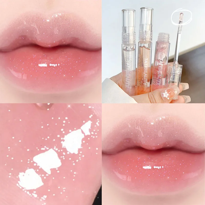 Transparent-Jelly-Lip-Gloss-Crystal-Moisturizing-Colorless-Glitter ...