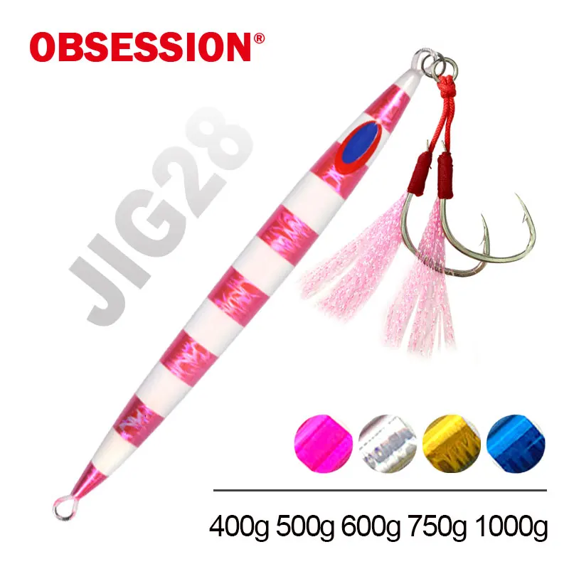OBSESSION-400g-500g-600g-750g-1000g-Japan-Quality-Big-Game-Metal-Jig ...