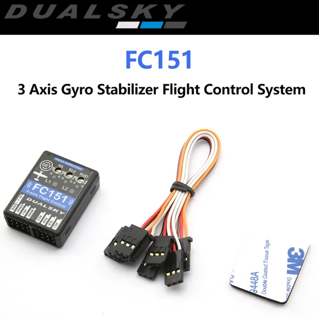 DUALSKY FC151 3 Axis Gyro Stabilizer Flight Control System with Original Packaging For RC Airplane