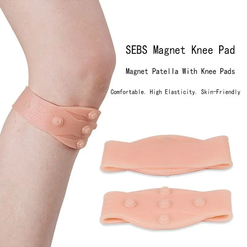 Magnetic-Therapy-Knee-Pads-Support-Silicone-Gel-Arthritis-Pressure ...