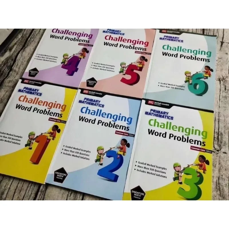Challenging-Word-Problems-Singapore-Math-Us-Edition-6-Volumes-Children ...