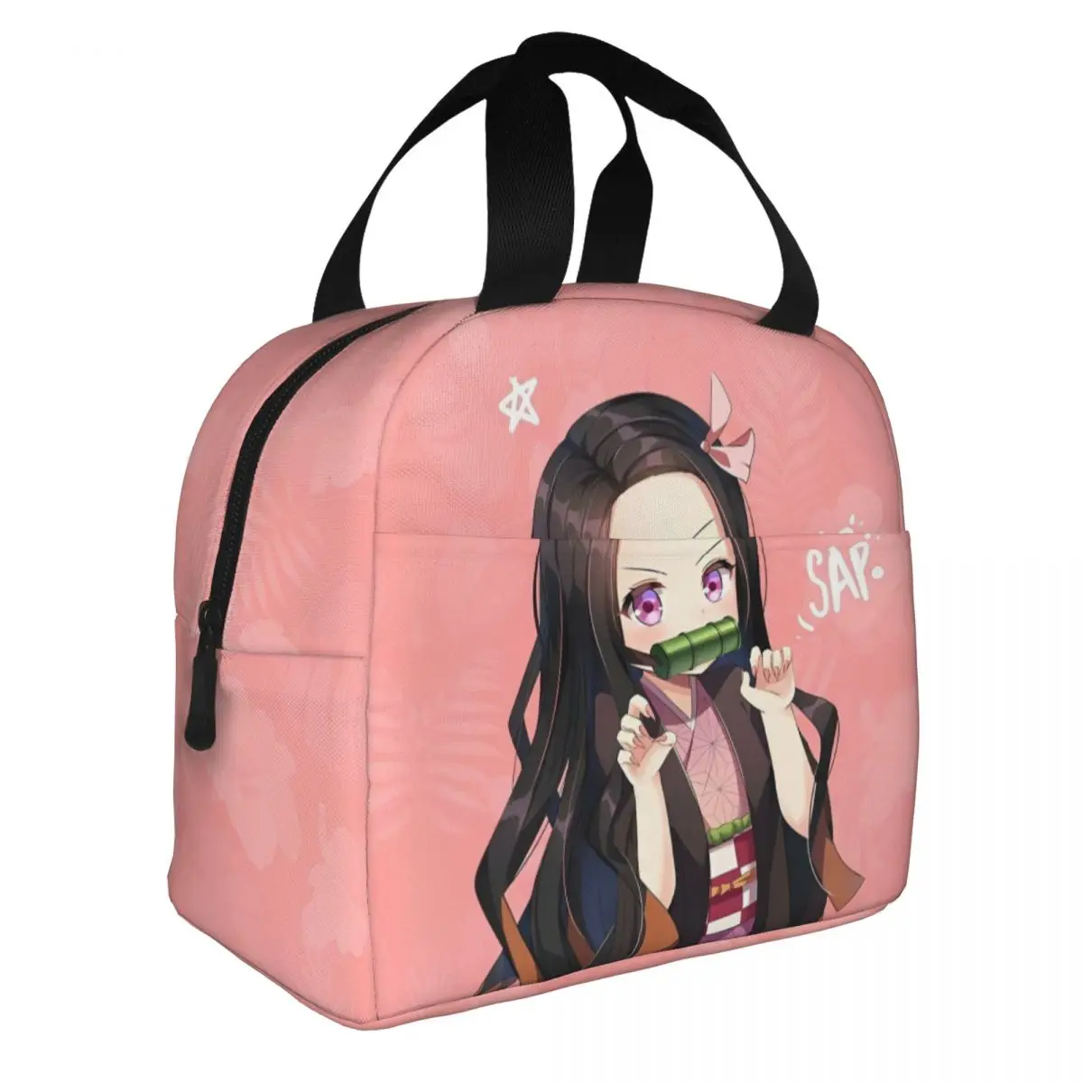 Demon-Slayer-Anime-Nezuko-Kamado-Insulated-Lunch-Bags-Cooler-Bag-Meal ...